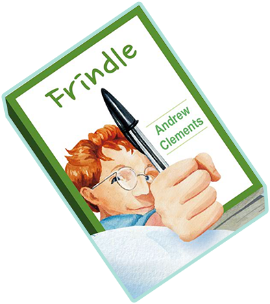 I read Frindle . Nick was so smart and creative. He made a new word ...